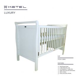 Stroller World - KATEL baby cot - Luxury White