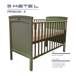 Stroller World - KATEL Baby Cot - Premium Army Green